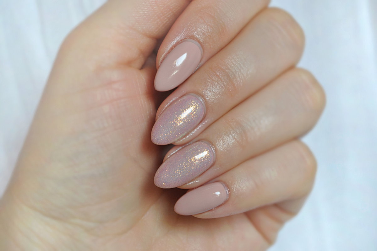 LAKIER HYBRYDOWY FIRMY SEMILAC W KOLORZE FRAPPE + EFEKT SYRENKI ...