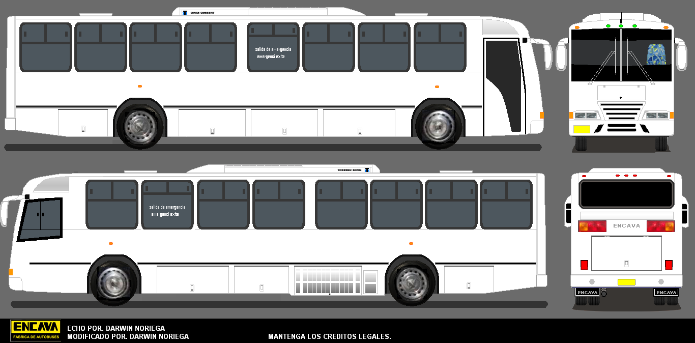 Diseños Autobuses VNZLA: ENCAVA Encava E-5053MT