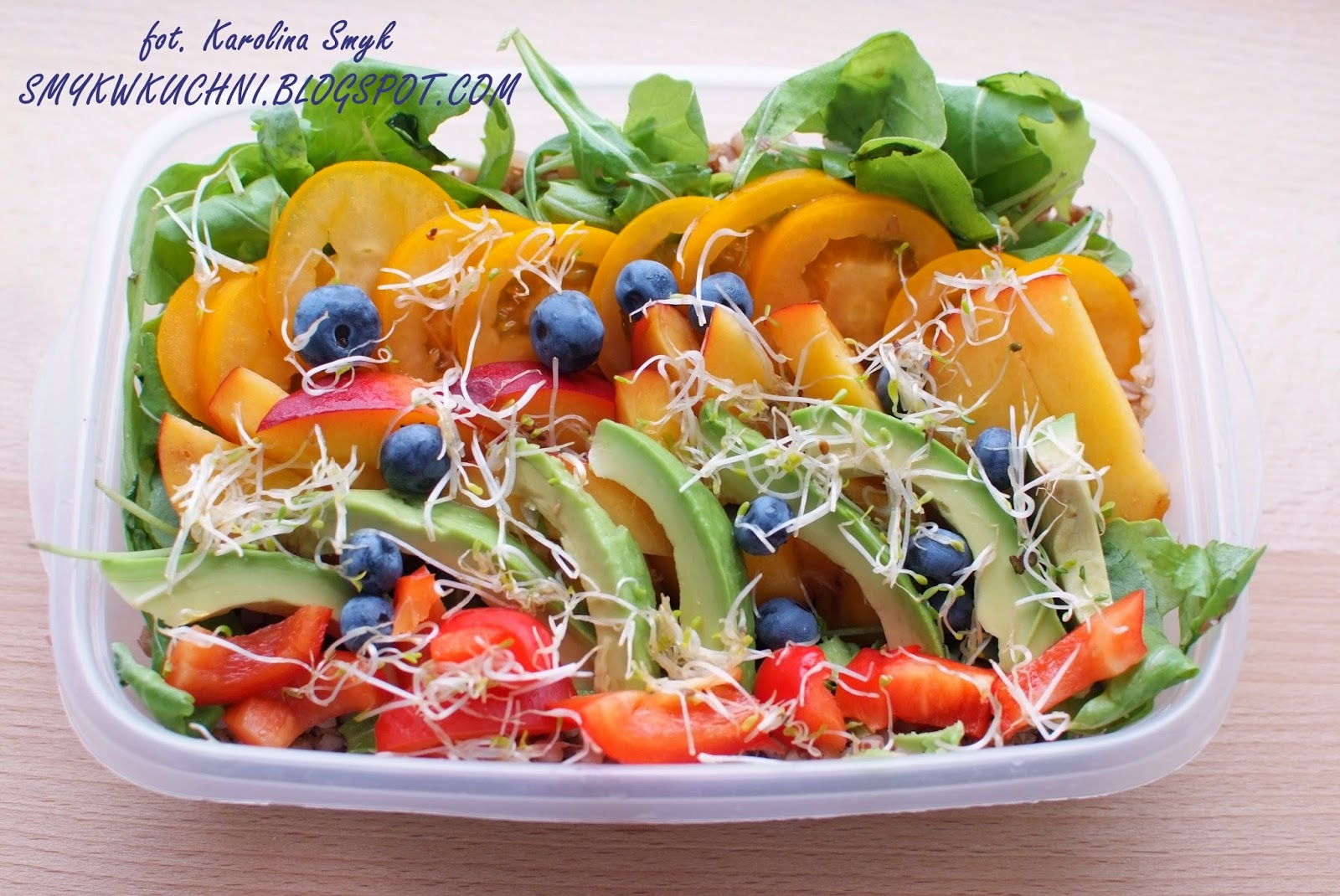 FIT LUNCH BOX! Sałatka z kaszą gryczaną i awokado! | SMYKWKUCHNI