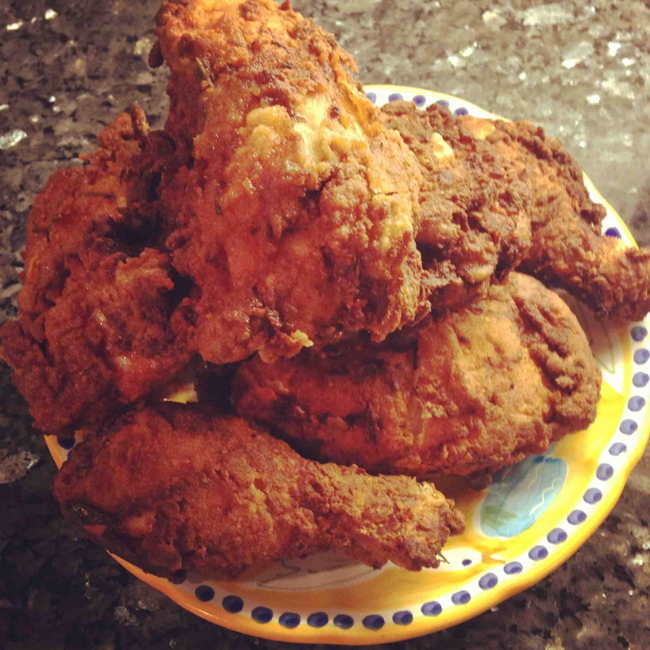 pink o'clock: The best fried chicken ever.