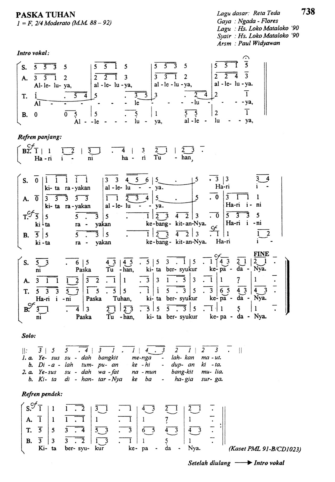 St Caecilia Choir Mkw: Paskah Tuhan