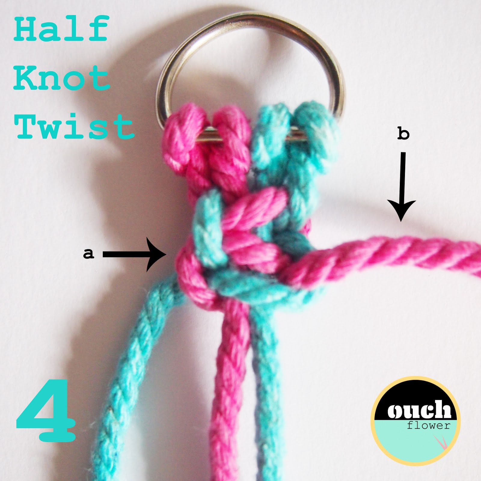 ouch flower: KNOT SCHOOL.....Knot #3