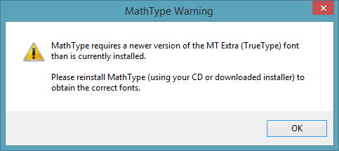 Sửa lỗi Mathtype MT Extra Truetype Font - Trường THCS Nghĩa An