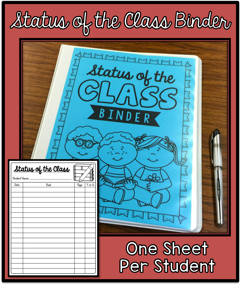 My Favorite Classroom Routine: Status of the Class | Upper Elementary ...