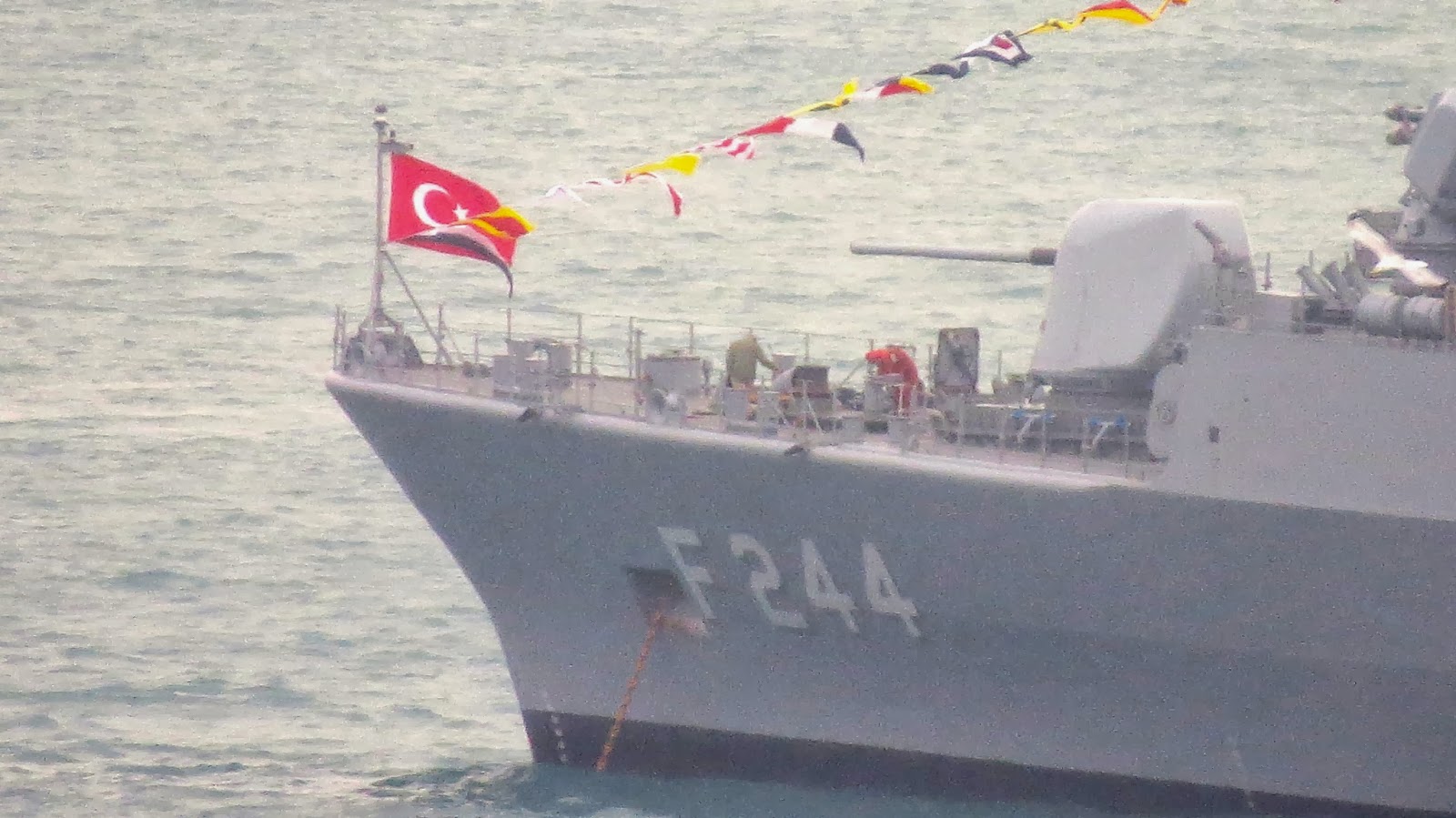 WARSHIPS ON THE BOSPHORUS: F 244 BARBAROS- BARBAROS CLASS