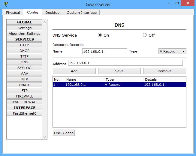HOW TO SET WEB SERVER IN CISCO PACKET TRACER ~ gwax programs