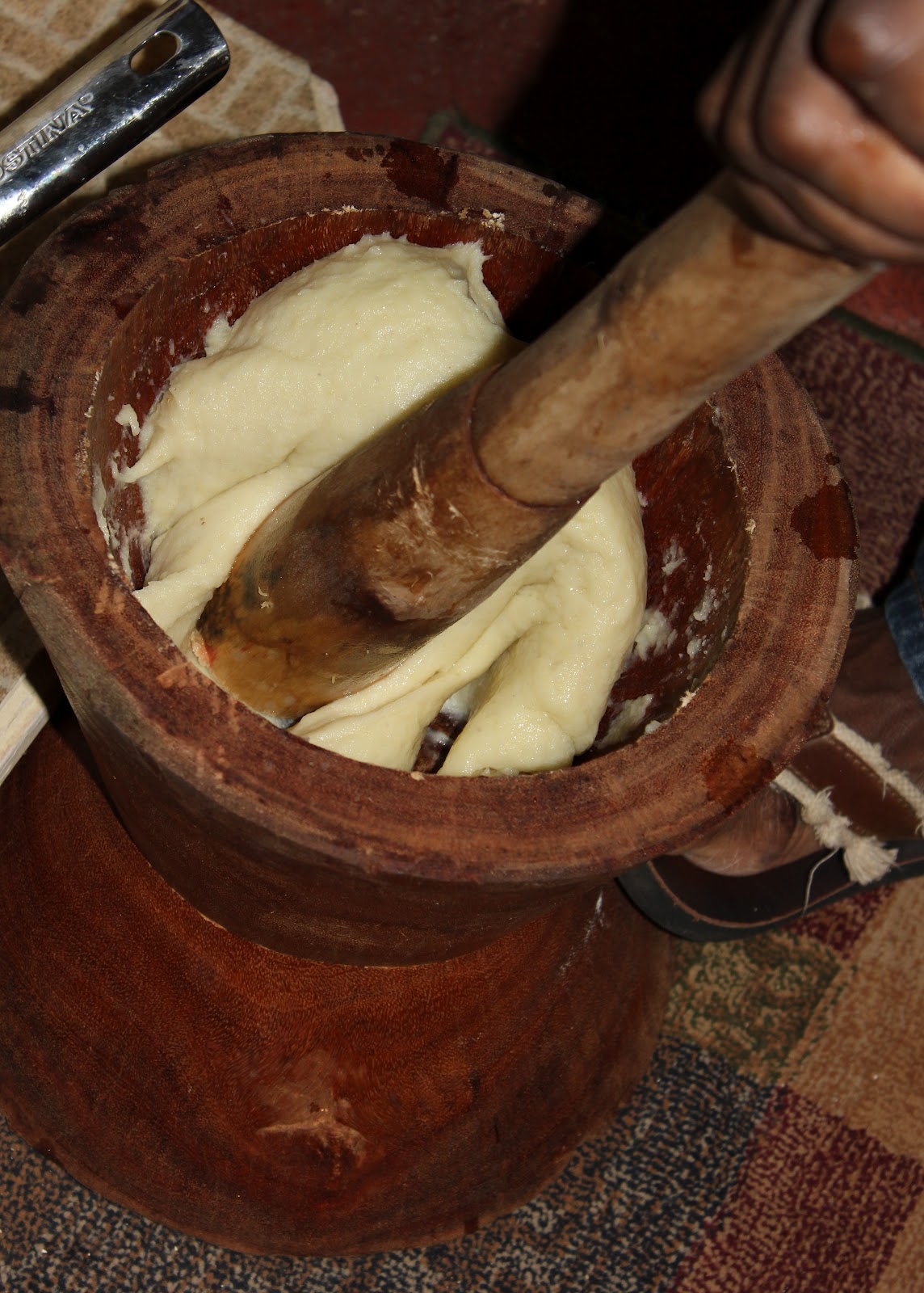 This and that: Pounding fufu....