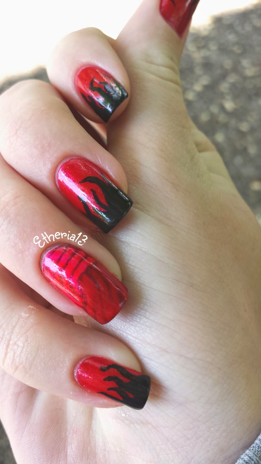 Etherenail: Rip City nails
