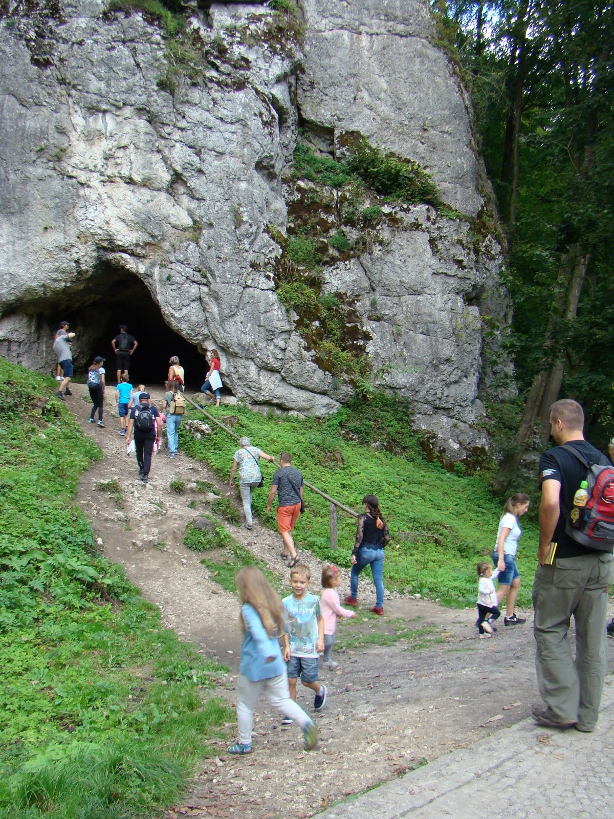 Ania mama Agnieszki: Grota Łokietka - Ojcowski Park Narodowy