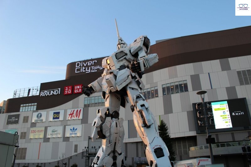Tượng Unicorn gundam tỉ lệ 1/1 tại Odaiba- Tokyo(JAPAN).