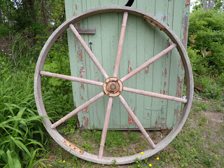 Small Holdings Farm: Vintage Farm Wheels - A Long Time Love