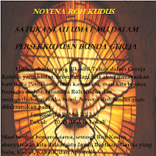 "Olah Roso Pelayanan dan Sarana Pendampingan Prodiakon": Novena Roh Kudus