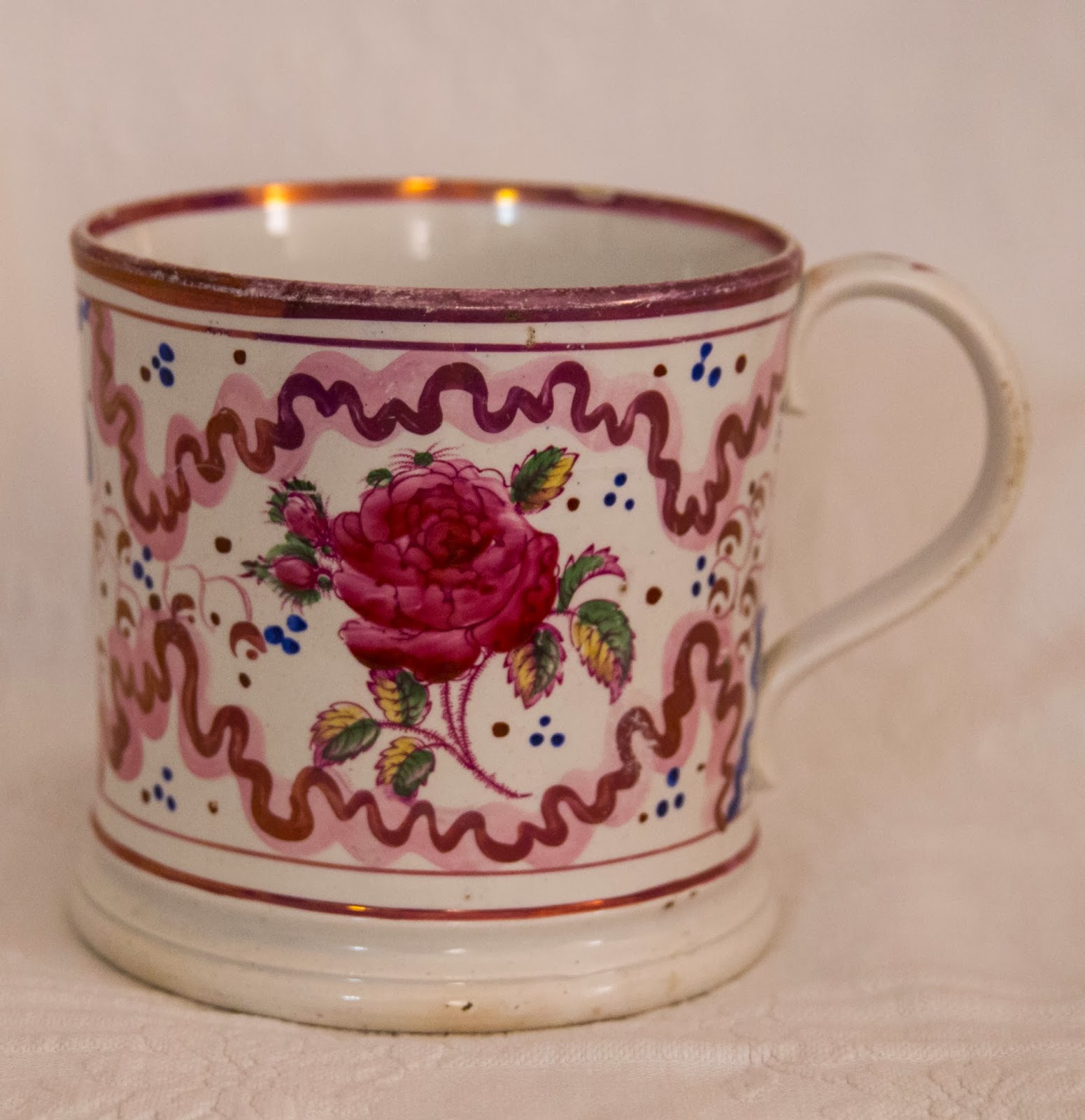 Antique Style: Antique Find! Pink Lusterware