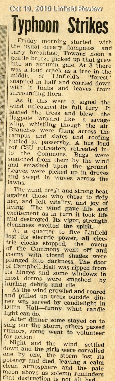 W I L D C A T V I L L E: COLUMBUS DAY STORM OCT. 12, 1962, AFTERMATH IN ...