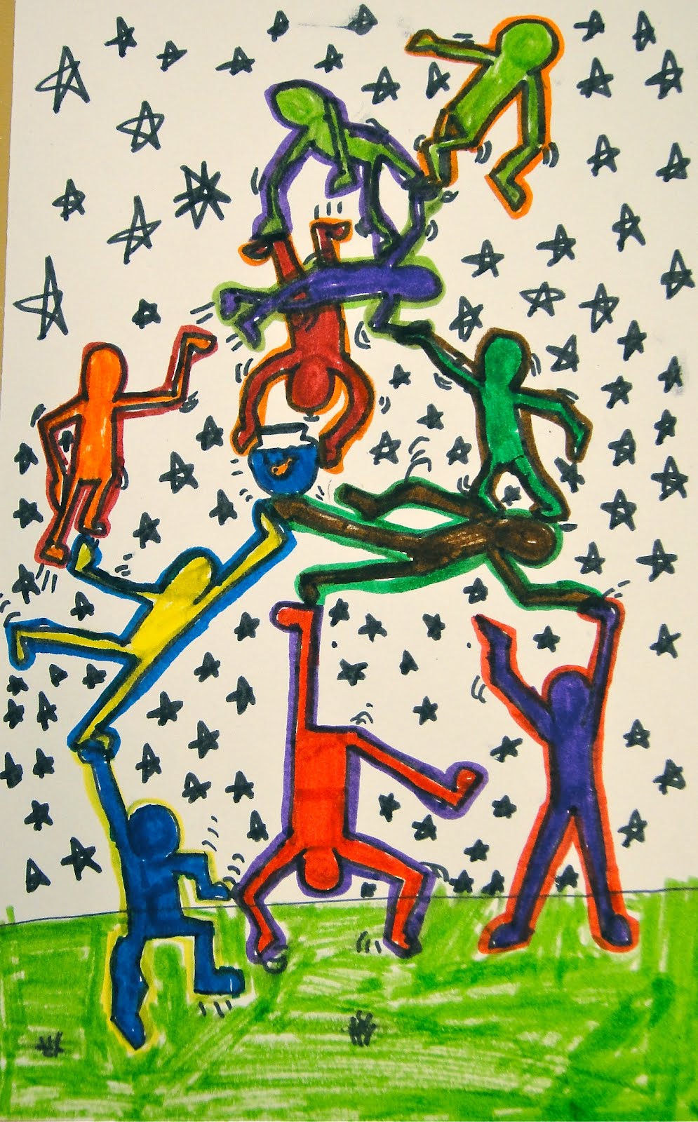 RL Arts: Keith Haring Figures