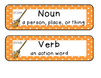 gwhizteacher: Halloween Noun & Verb Sort Freebie!