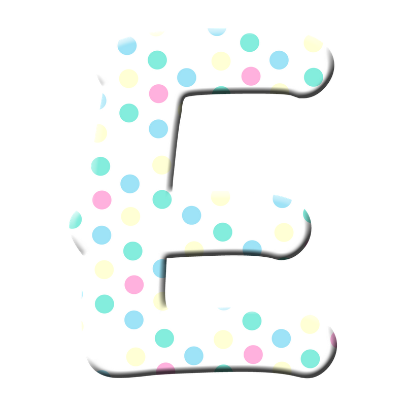 GRANNY ENCHANTED'S BLOG: "Pastel Dots" PNG Free Scrapbook Alphabet