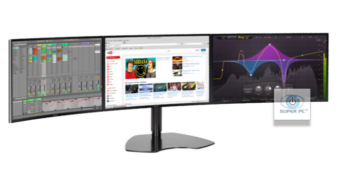 Multi-Monitor Tips and Tricks: SUPER PC | Triple Monitor Array with ...