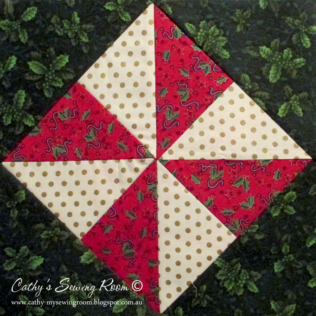 Cathy's Sewing Room: Christmas Quilting Block Swap - July