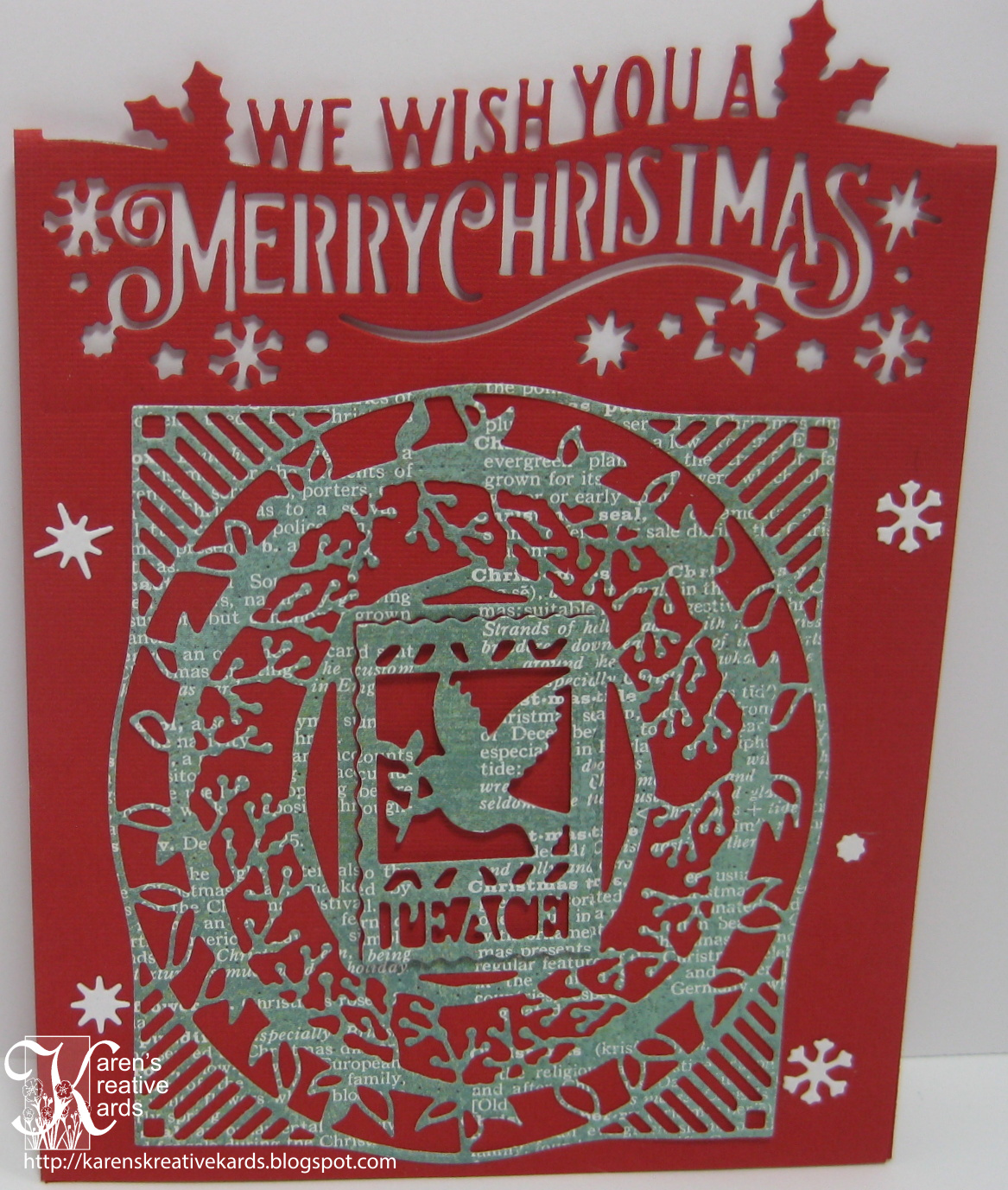 Karen's Kreative Kards: Playing with New Tonic Christmas Dies