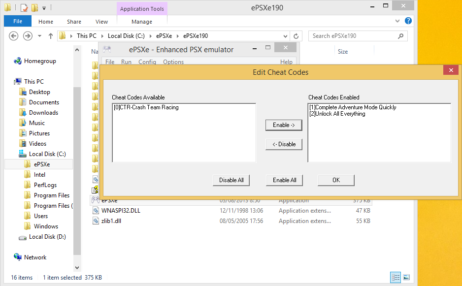 Cara Memakai Cheat Codes Dengan Emulator Epsxe (100% Berhasil)