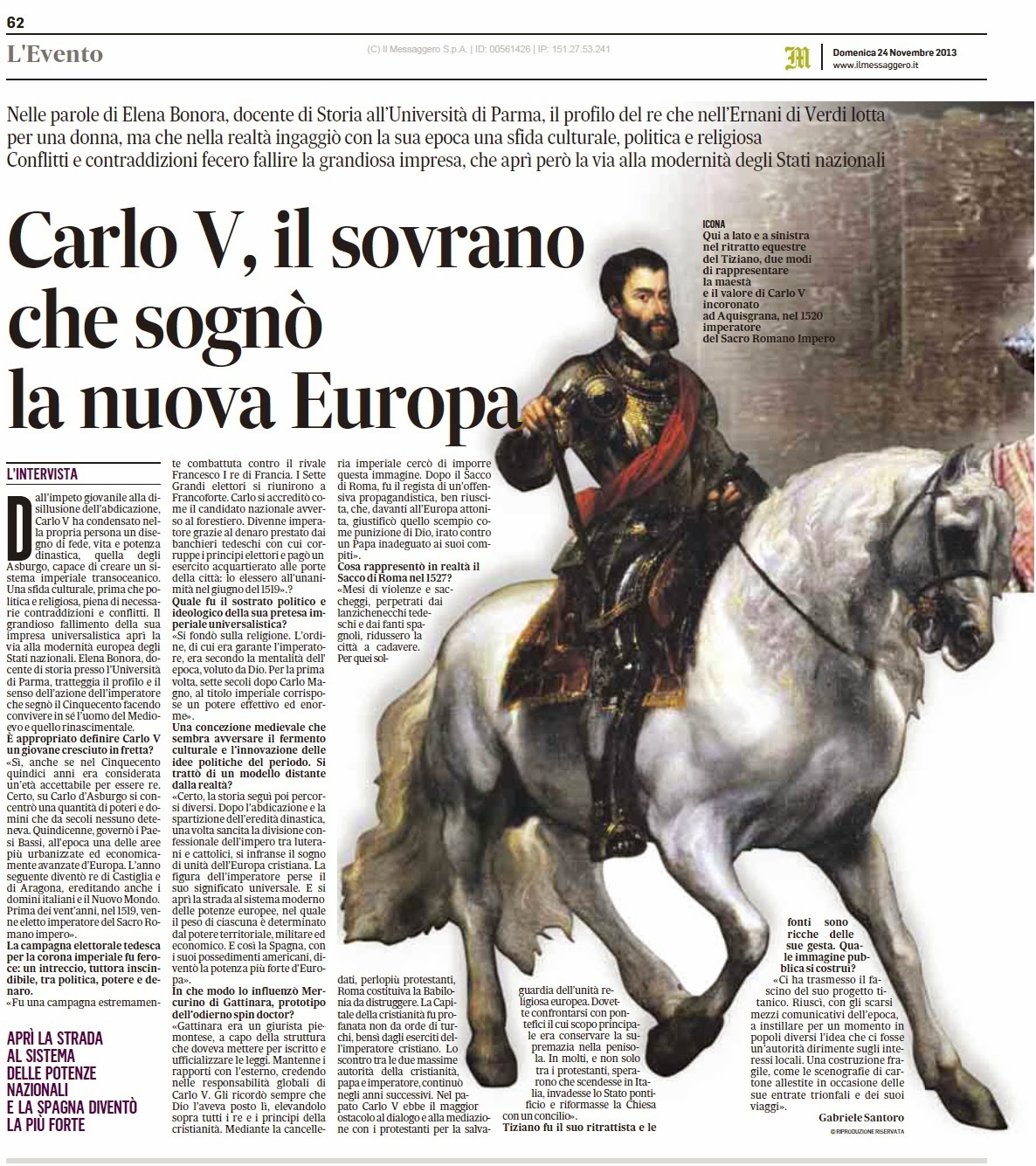 Anche libero va bene: Carlo V, il sogno e il fallimento di una ...