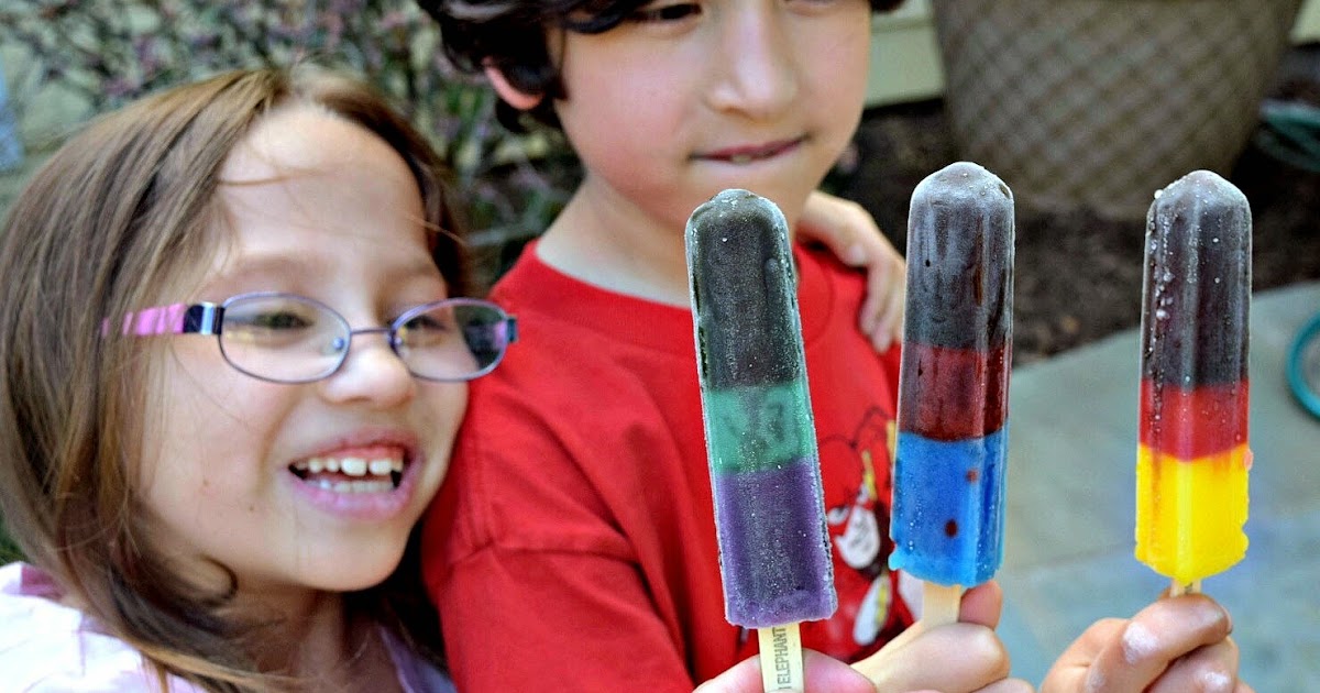 Sugar Swings! Serve Some: These Avengers Popsicles are so fun!