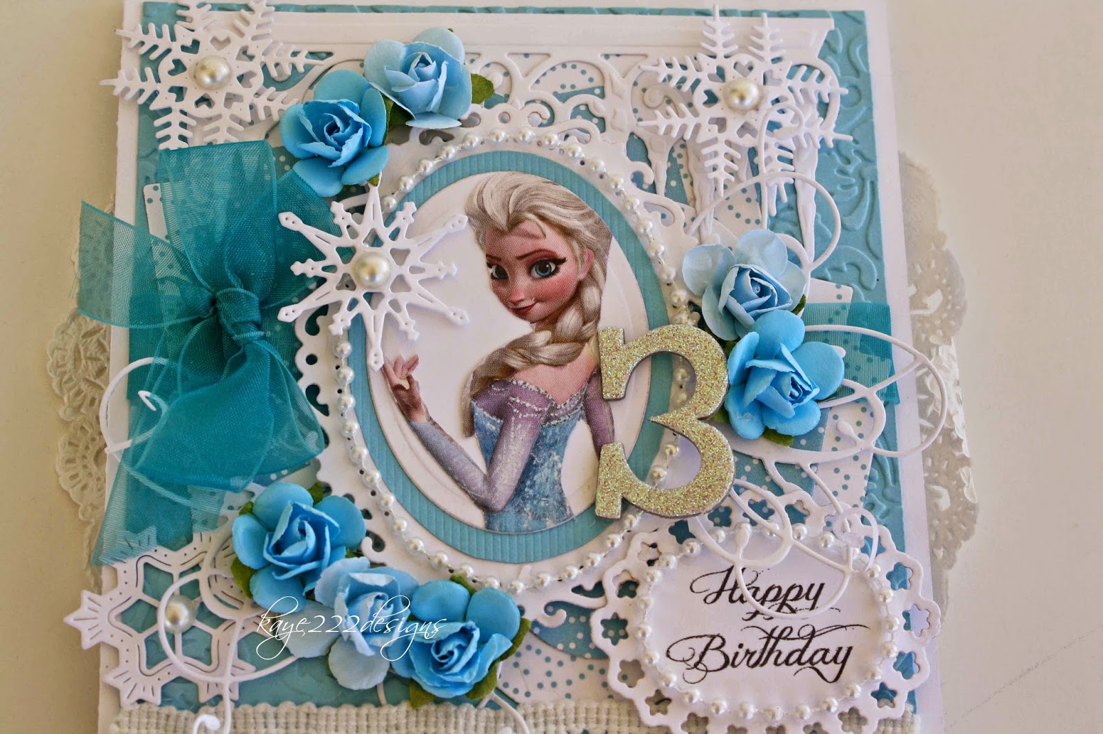 Beyond Beauty: Disney Elsa Birthday Card