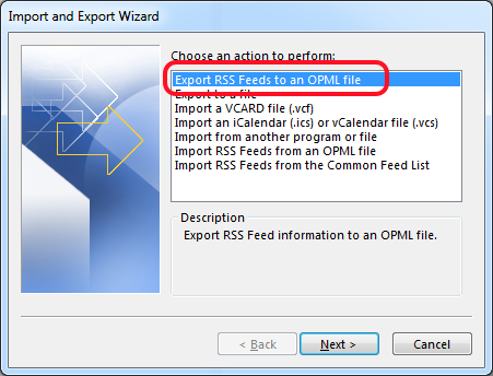 Simply: C# .NET SharePoint: How to export RSS feeds from Outlook 2013