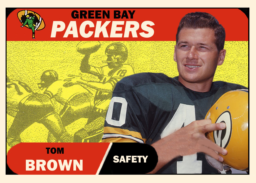 Bob Lemke's Blog: Tom Brown custom cards in two sports