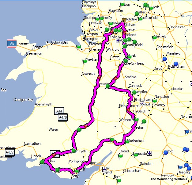 The Wandering Waltons: Day 9 Goes to Wales!