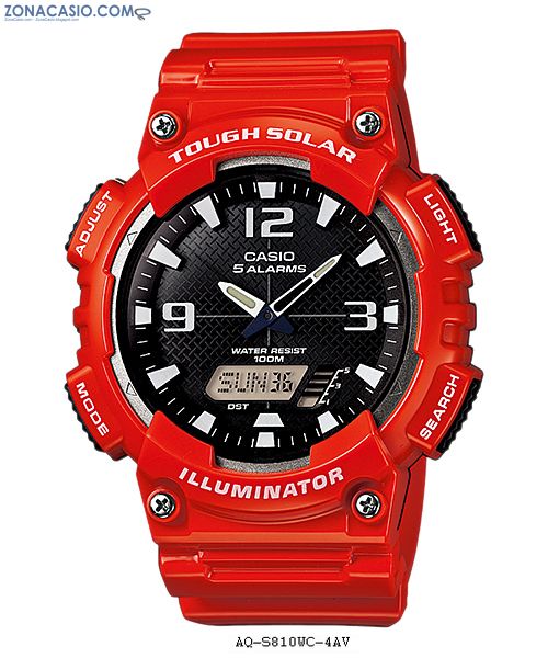 Zona Casio: Más colores para los Casio AQ-S810W