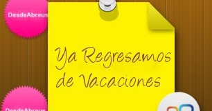 EDIFICIO AVENIDA DEL CERRO: Regreso de Vacaciones!!