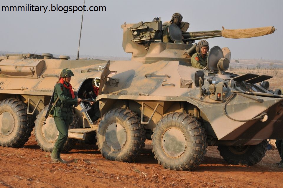 Myanmar Defence Weapons: Myanmar Armour Corps BTR-3U APCs