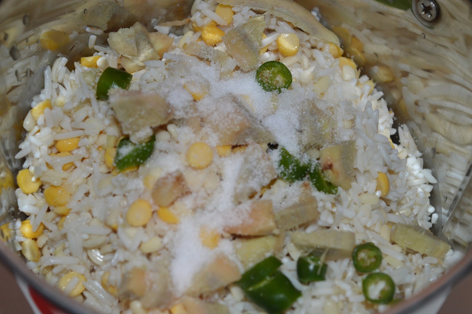 exotic-n-easy cooking: Sandwich Rice Dhokla