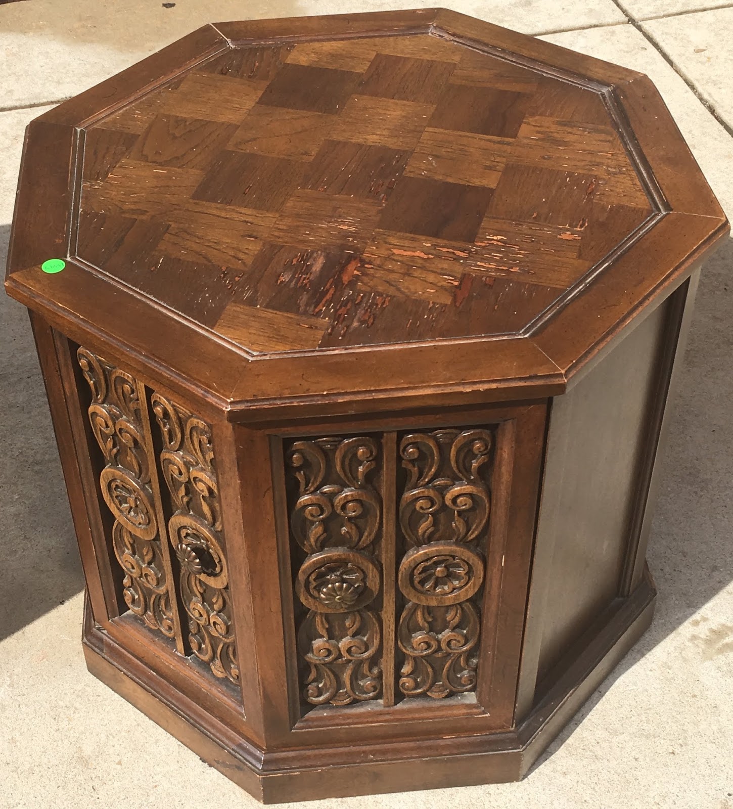 Uhuru Furniture & Collectibles: Vintage Accent Table with Storage - $25 ...