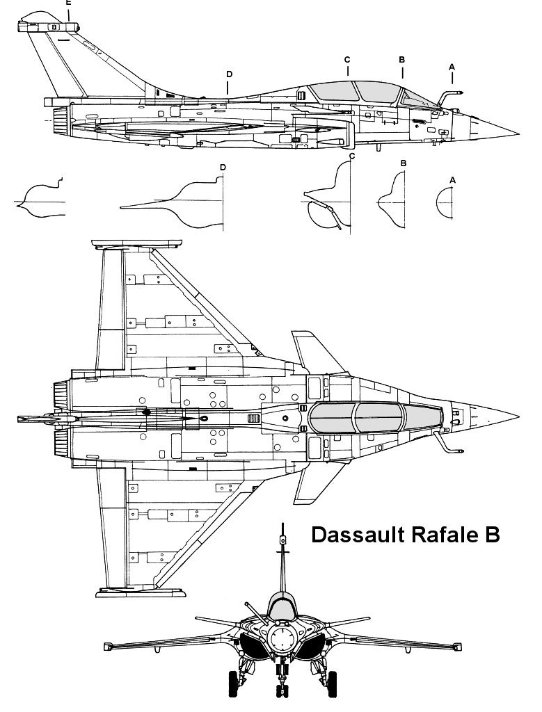 my catia V5: Dassault Aviation Rafale 3 Plan View Reverse Engineering