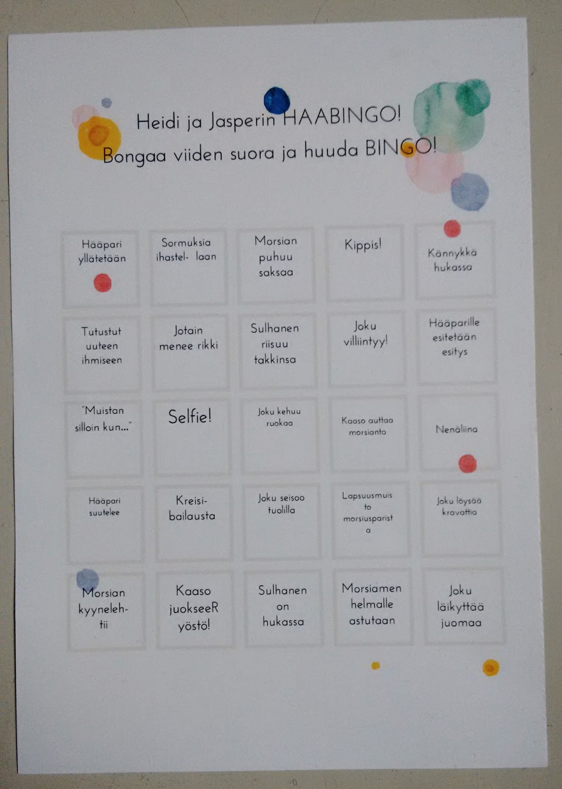 Meidän häät: ohjelmaa lapsille | Viherjuuria