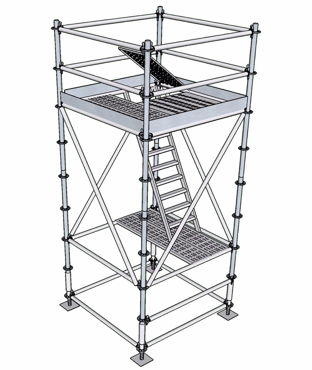 Andamios certificados.