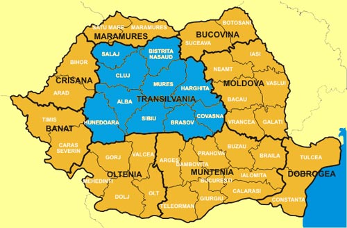 Ana Deveanu: Transilvania(date geografice)