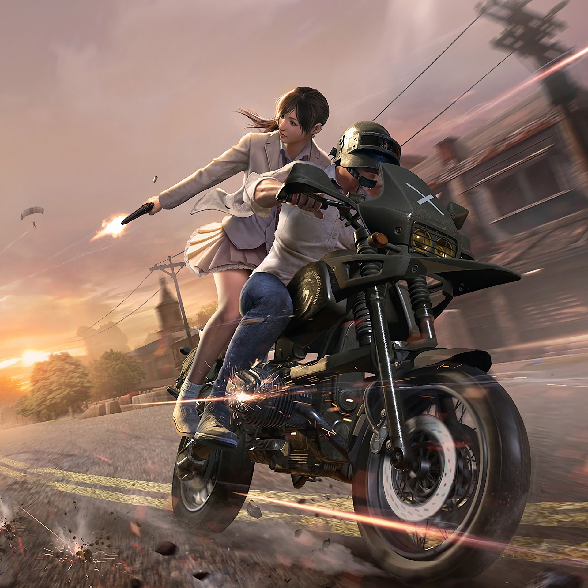 PUBG, Motorcycle, Chase, PlayerUnknown's Battlegrounds, 4K, #84 ...