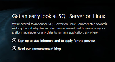 BlogeeK: SQL Server 2016 estara muy pronto disponible para Linux