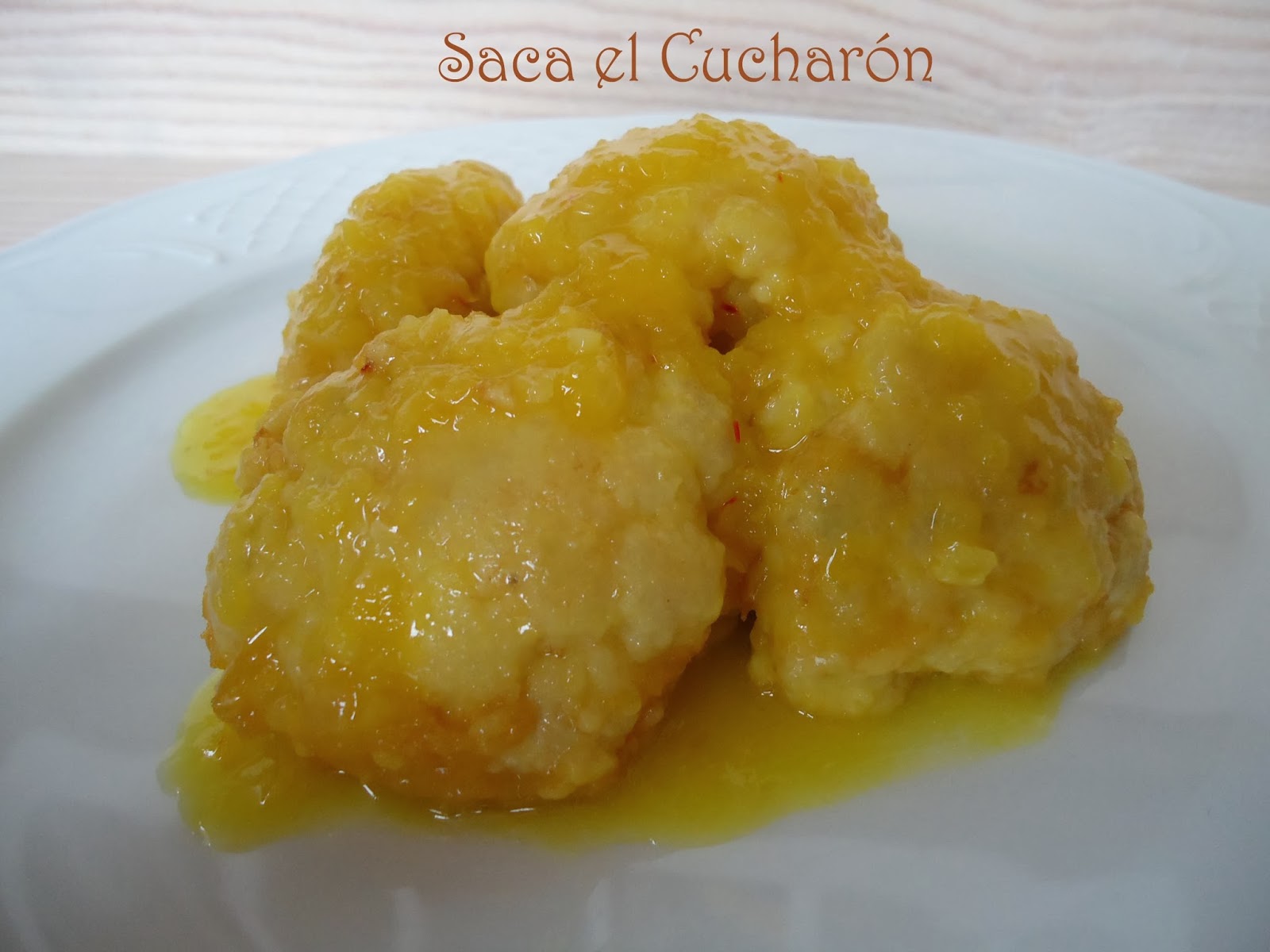 COLIFLOR REBOZADA EN SALSA