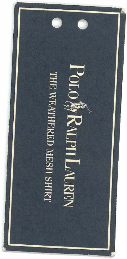 TheHangTagBlog: Hang Tag Review # 3 - Polo Ralph Lauren Weathered Mesh ...