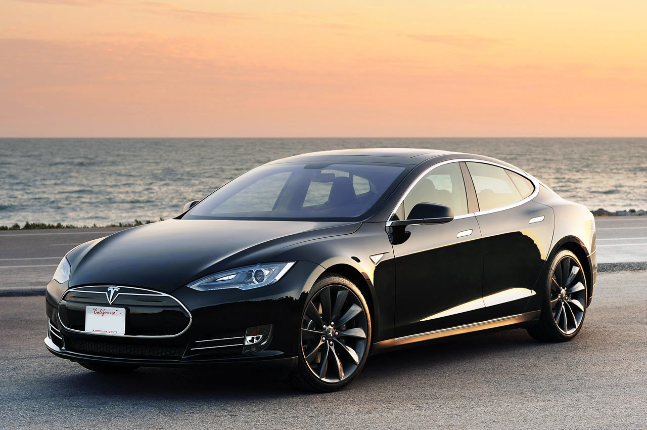 Electric Sports Car : Tesla Model S a Sedan with the Electric Drive