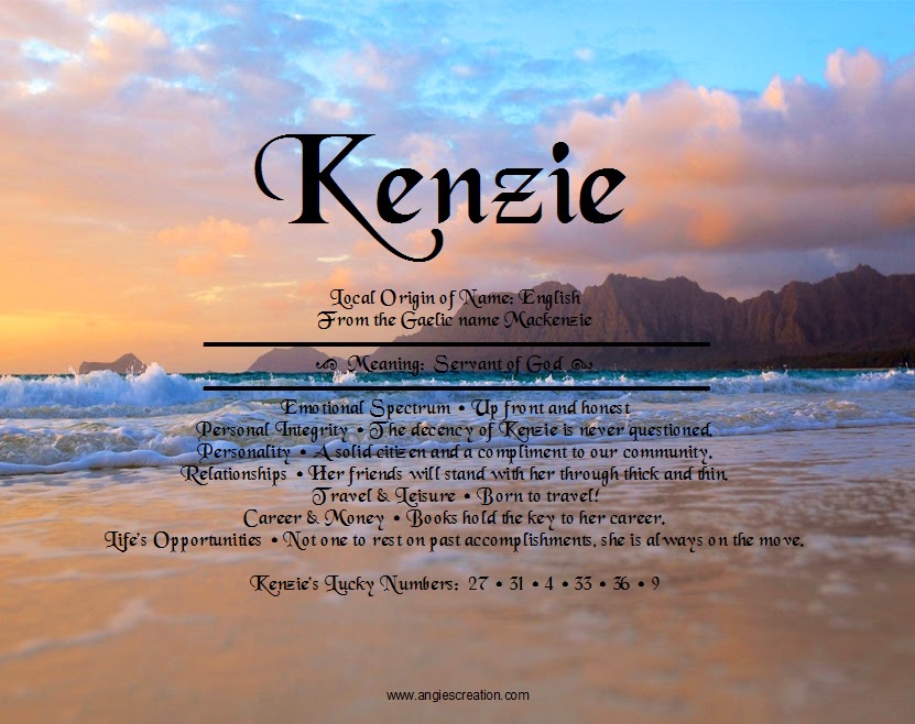 Kenzie | Unique Names
