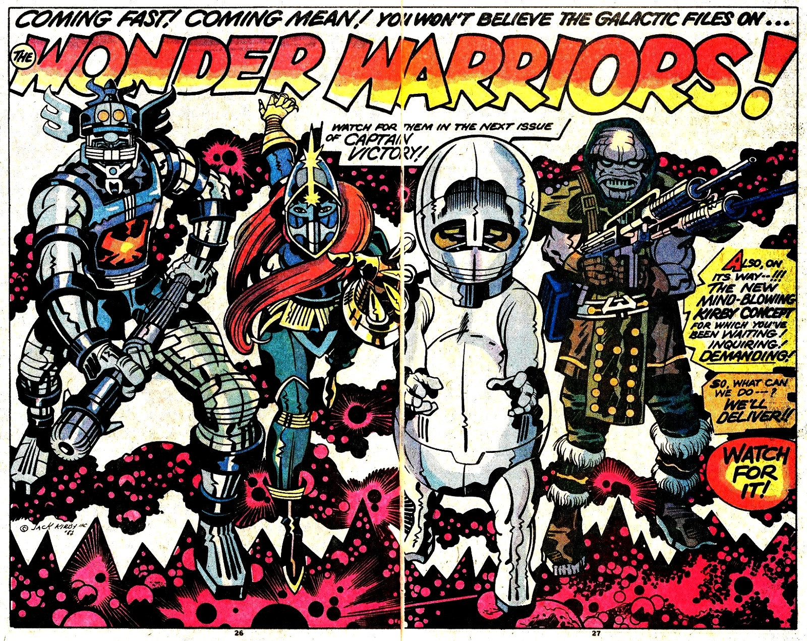 Cap'n's Comics: The Wonder Warriors! by Jack Kirby