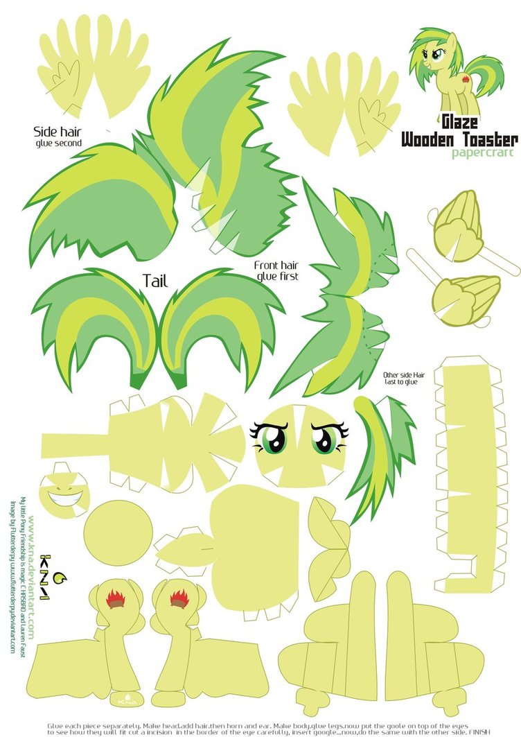 My Little Blog: Papercrafts MLP