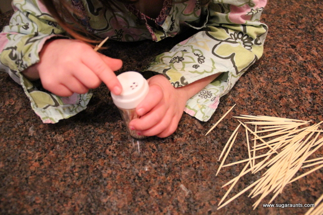 Fine Motor Toothpick Activity - The OT Toolbox