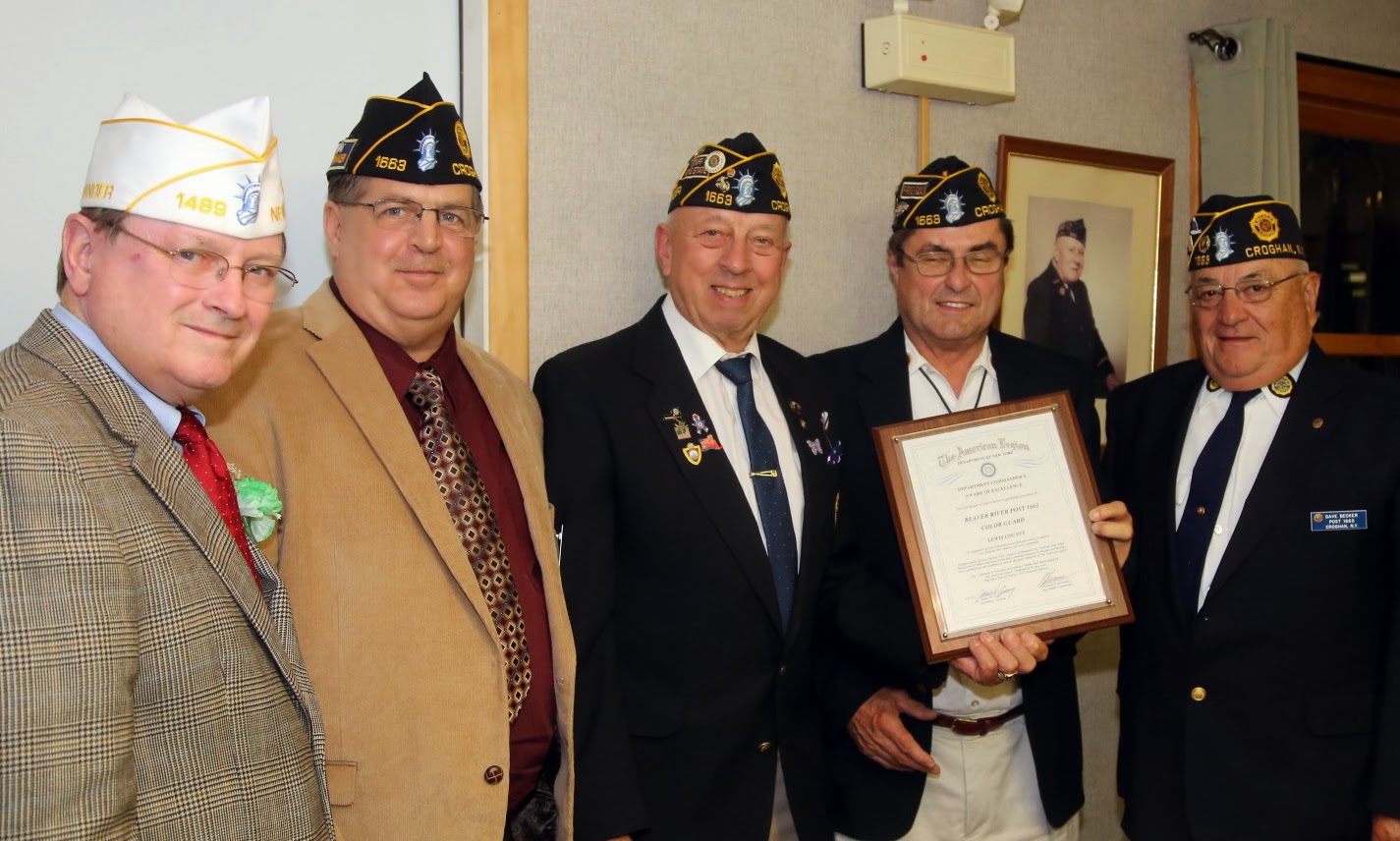 New York American Legion News: Croghan Color Guard Gets Award of Excellence